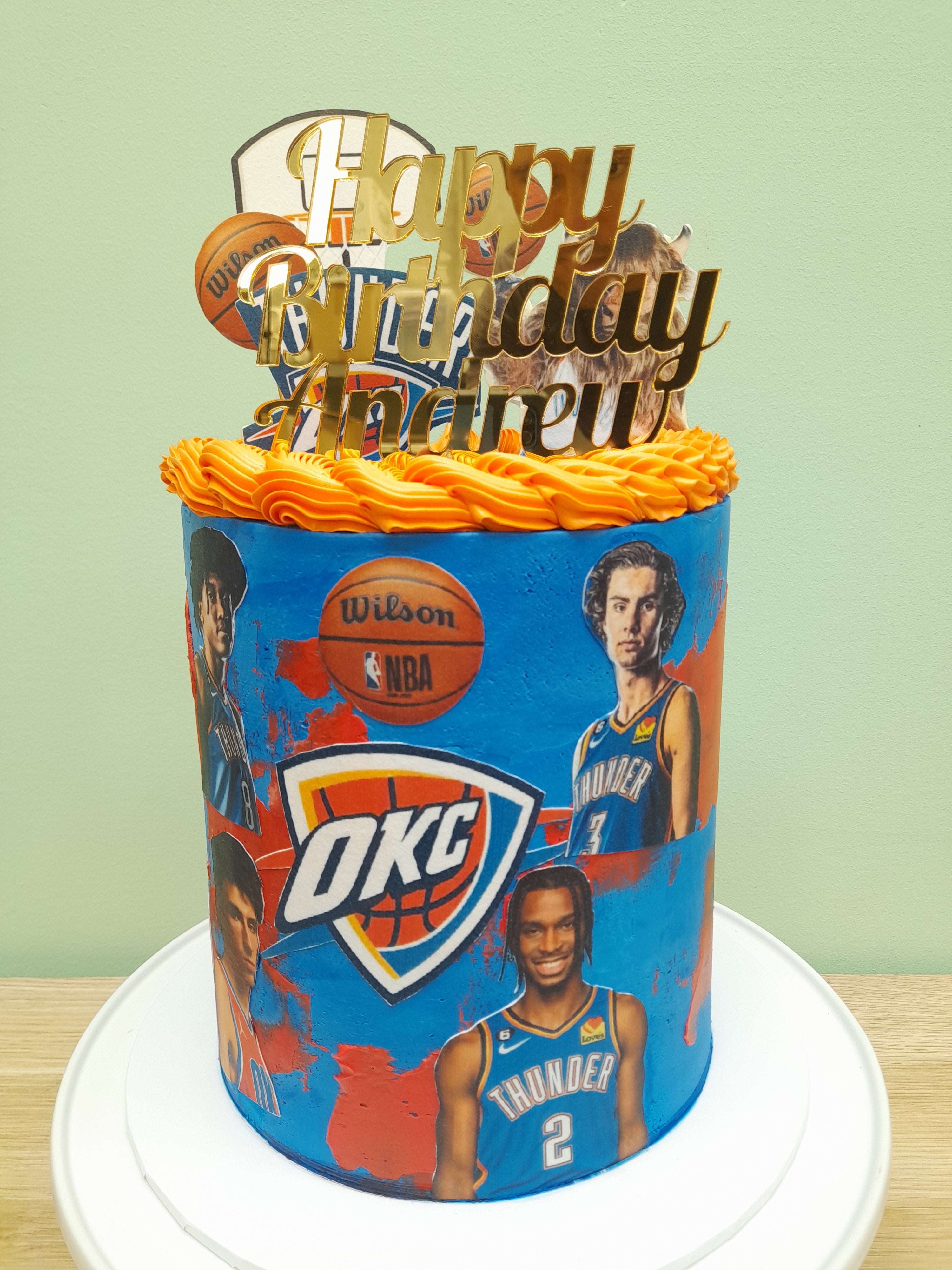 Tall NBA Basketball Cake Melbourne Free Delivery – Stylish Cakes Co.